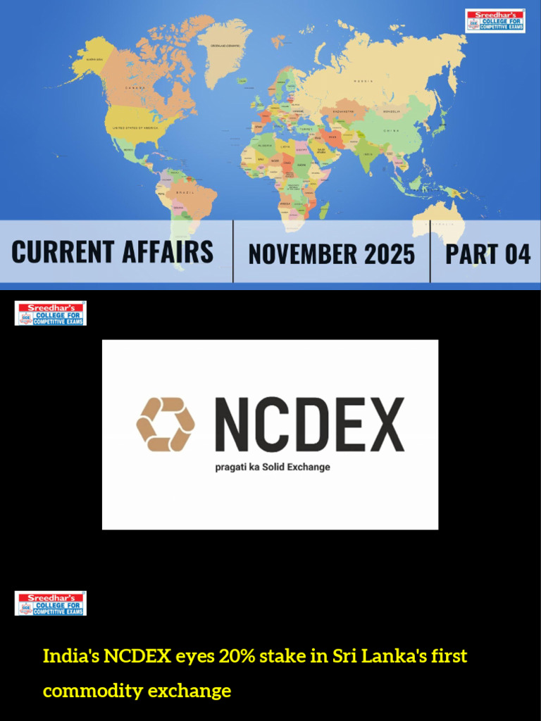 Current Affairs-weekly Session-ppt_november 2025 Part-4 | PDF | Debt ...