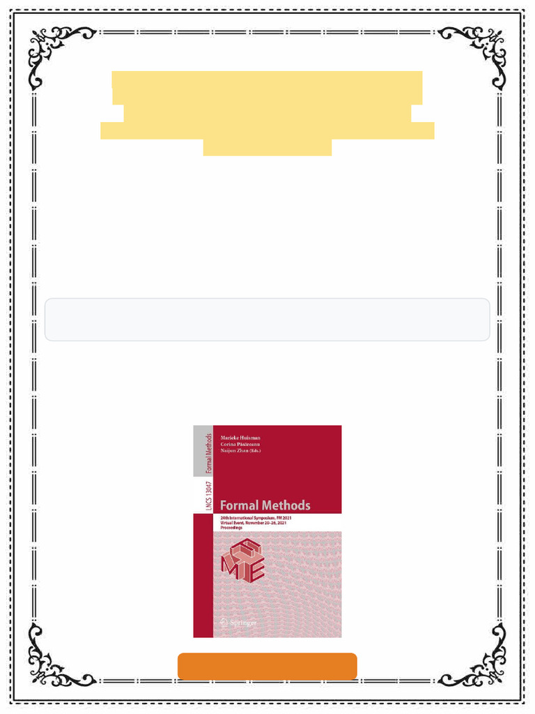 Formal Methods 24th International Symposium FM 2021 Virtual Event November 20 26 2021 ...