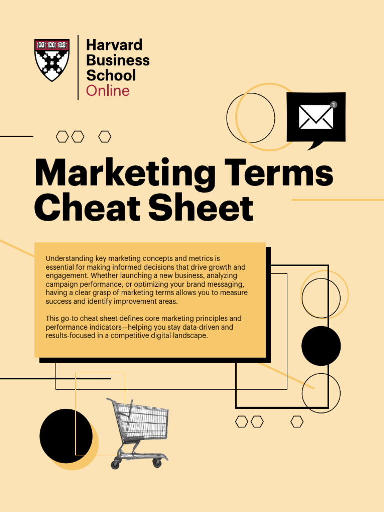Essential Marketing Terms Cheat Sheet | PDF | Brand | Marketing
