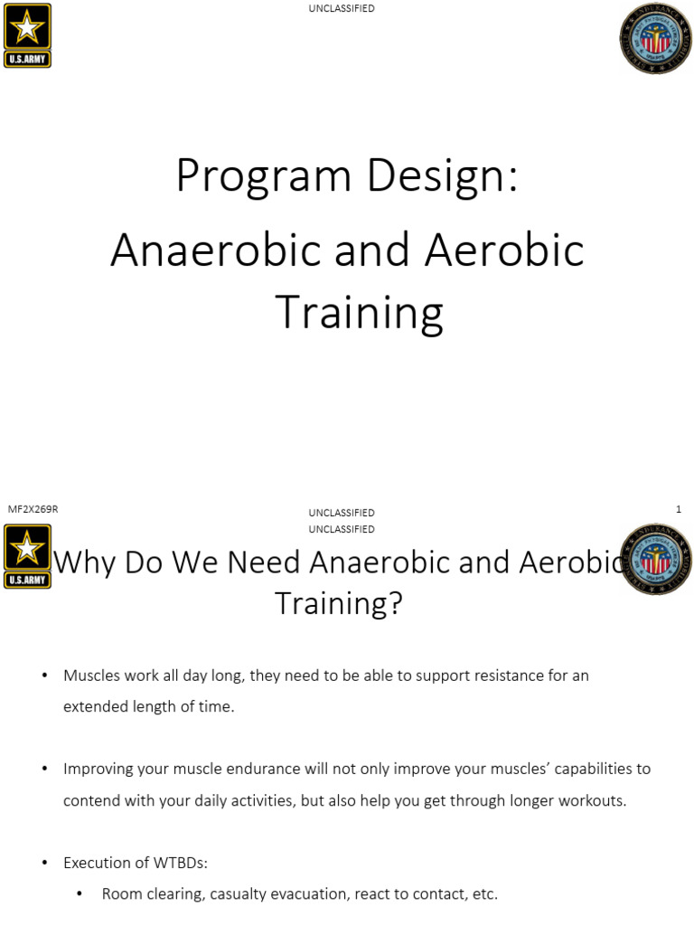 MFT Program Design (Aerobic and Anaerobic) | PDF