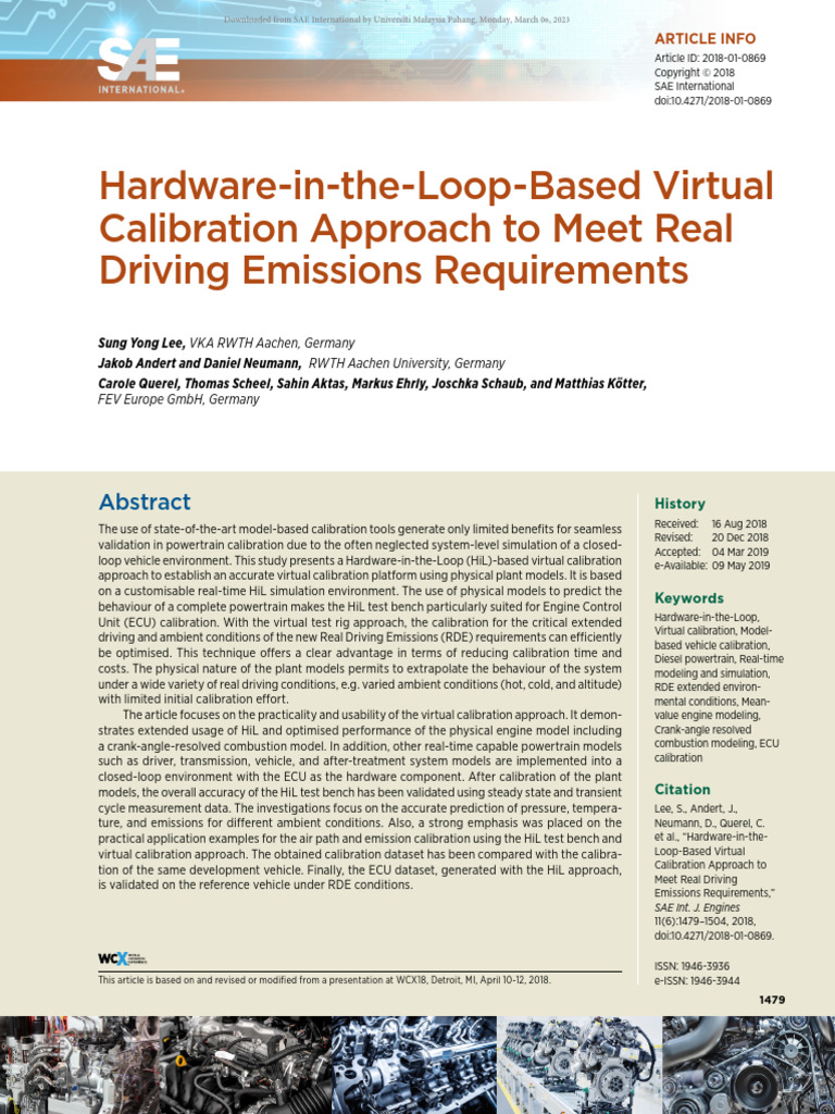 (4) 2018-01-0869 Hardware-In-The-Loop-Based Virtual Calibration ...