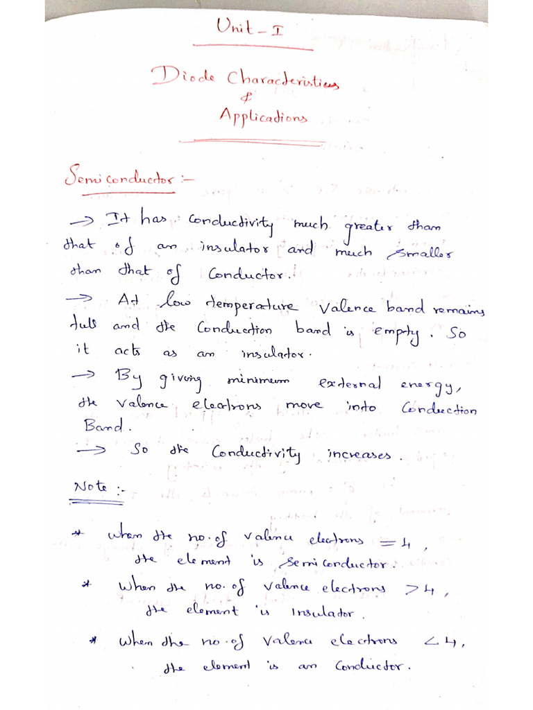 Edc Notes 1 | PDF