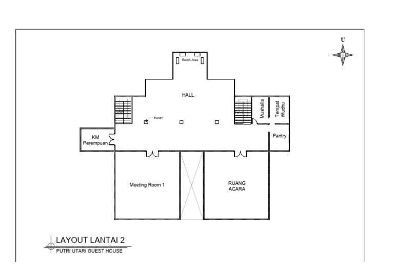 Layout Rest Area Lantai 2-Model | PDF