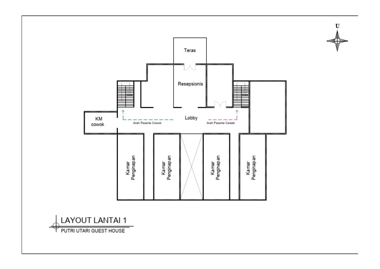 Layout Rest Area Lantai 1 | PDF