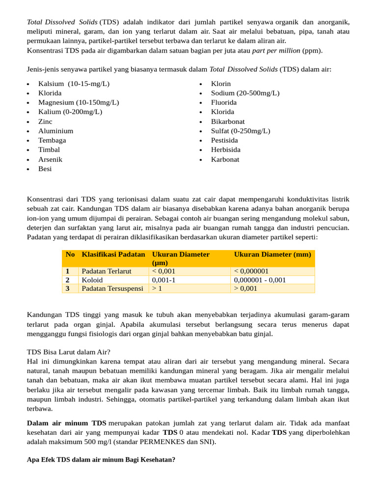 TDS New | PDF