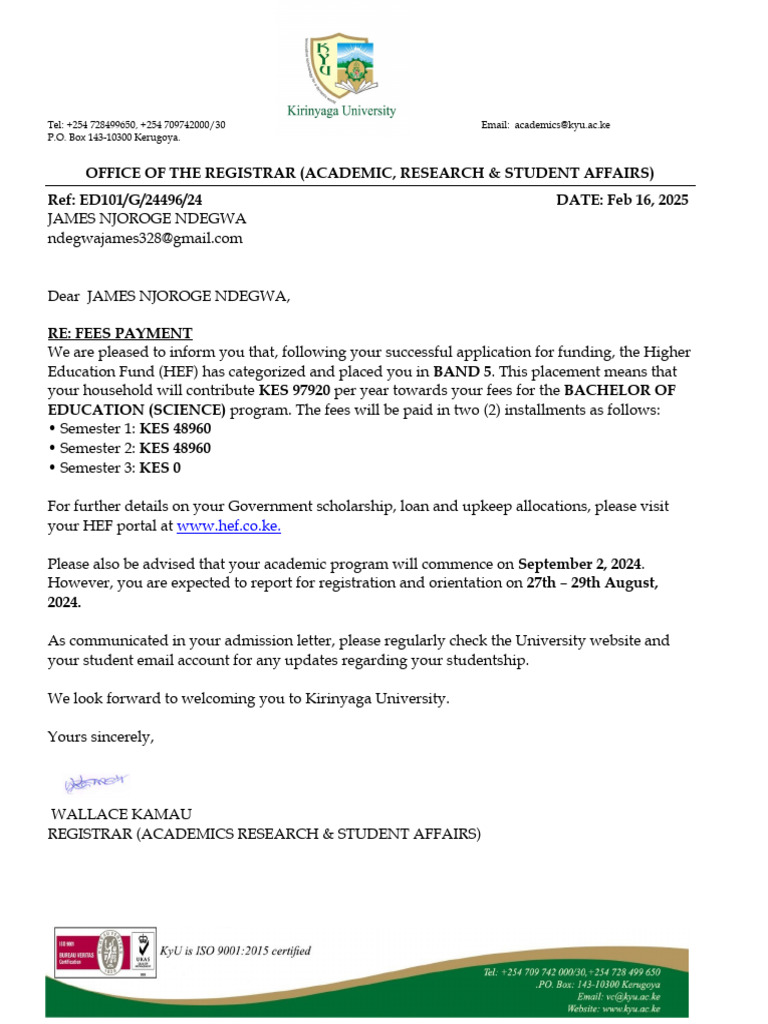 GSP Hef Letter | PDF