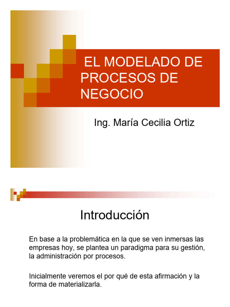 El Modelado de Procesos de Negocio | PDF | Procesos de negocio | Business