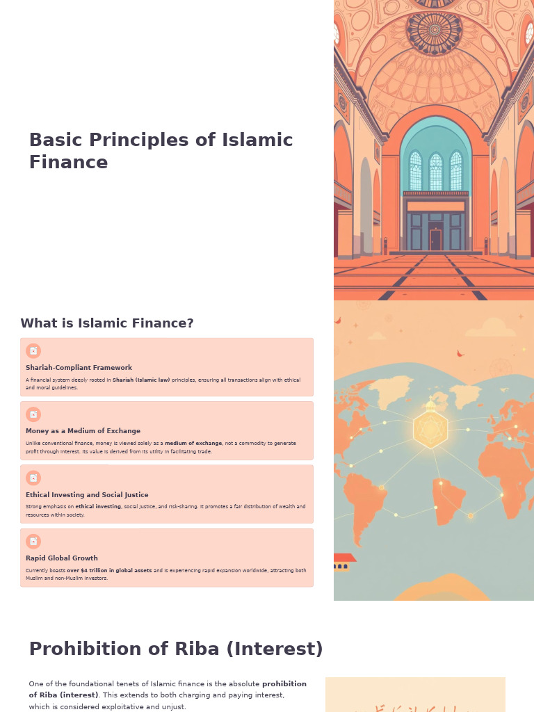 Principles of Islamic Finance Explained | PDF | Islamic Banking And ...