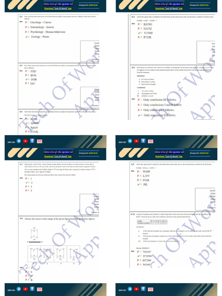 Reasoning PYQ Oavs | PDF
