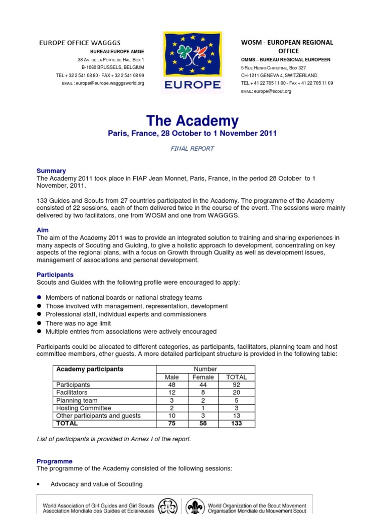 Scouts & Guides Training Report | PDF | Mentorship | Scouting