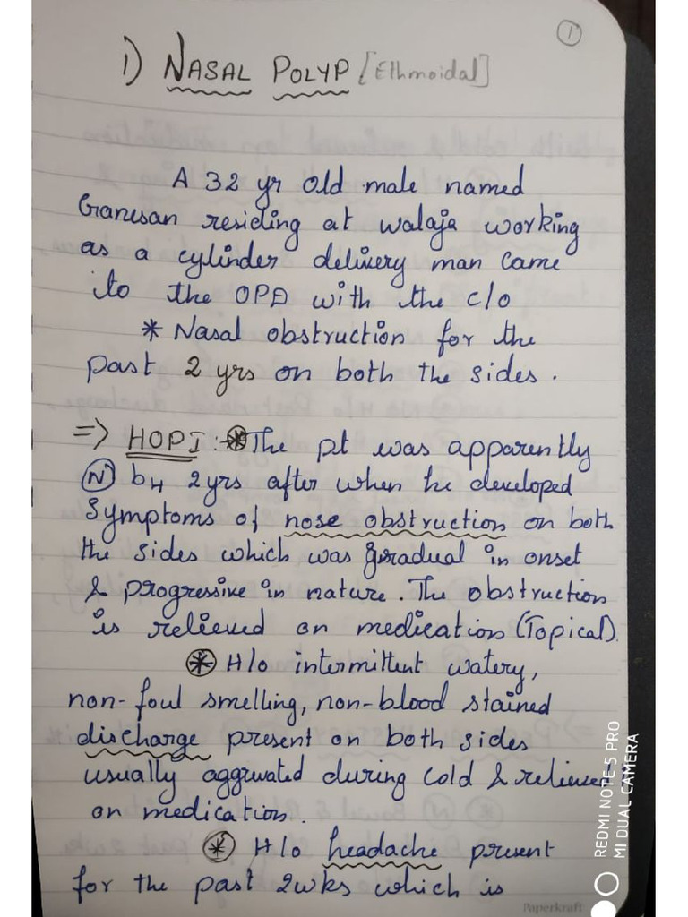 Nasal Polyp | PDF