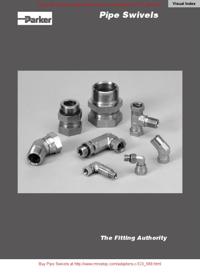 0107-12-12 Parker Male Pipe Adapter | PDF
