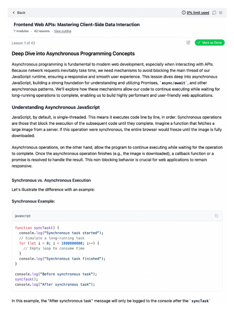 Screencapture Roadmap Sh Ai Course Frontend Web Apis Mastering ...