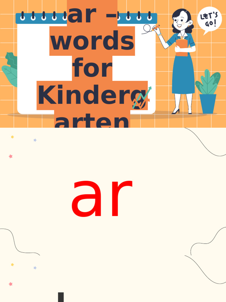 Ar Blend Words Spelling List for Kindergarten Pronunciation Exercises ...