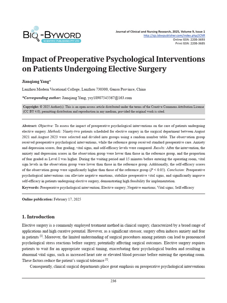 9508-Article Text-29822-2-10-20250710 | PDF | Nursing | Psychology