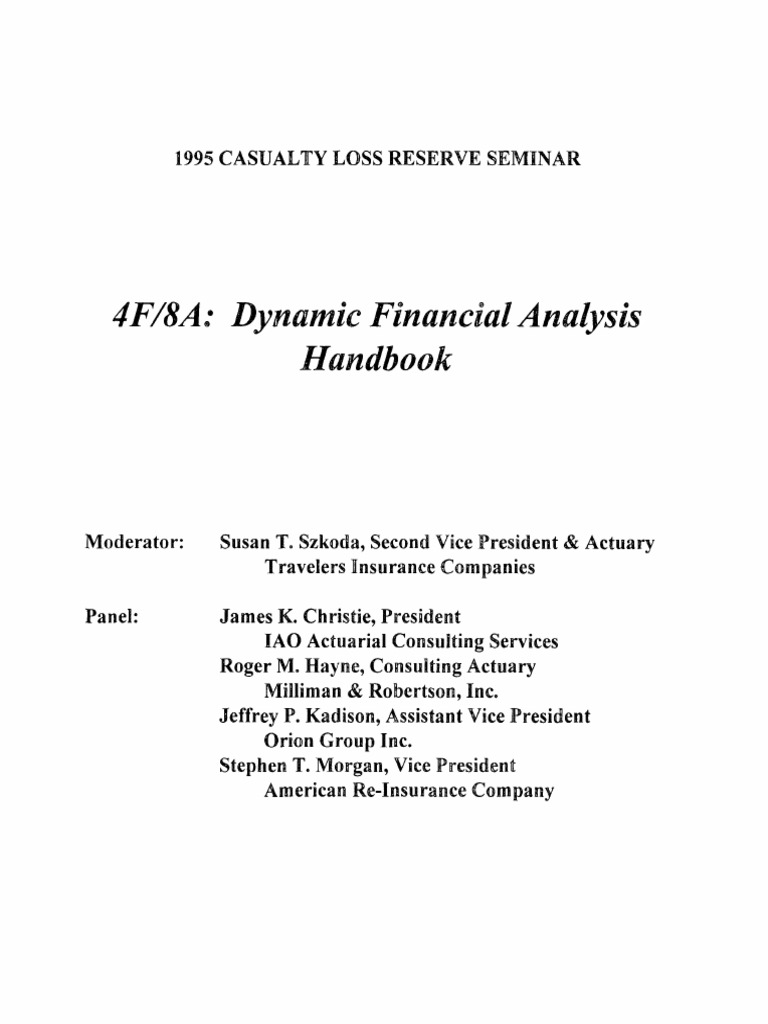 1 Financial Analysis | PDF | Insurance | Actuary