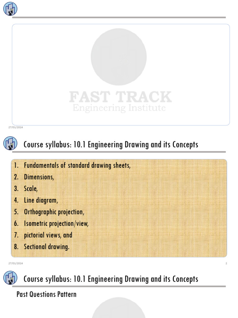 10.1 Engineering Drawings | PDF | Elementary Geometry | Classical Geometry