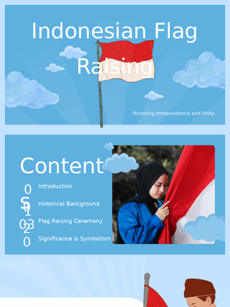 Simple Illustrative Indonesian Flag Raising | PDF