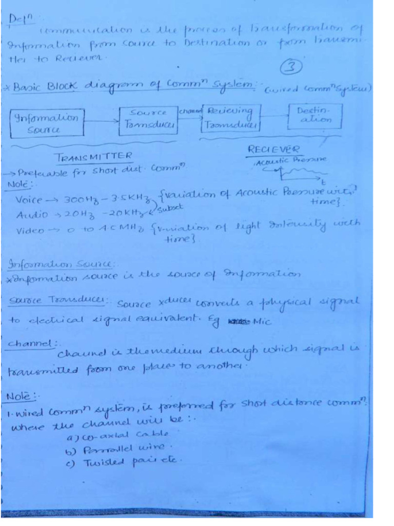 PDF Notes 1 Analog Communication | PDF