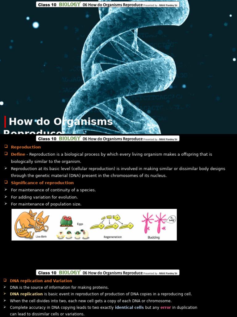 06 How Do Organisms Reproduce | PDF | Reproduction | Flowers