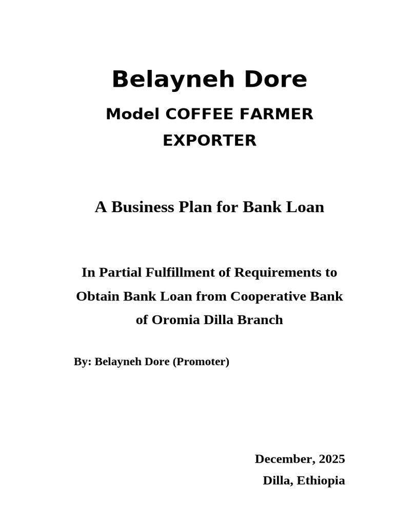 Belayneh Dore Coffee Farmer Exporter | PDF | Equity (Finance) | Balance ...