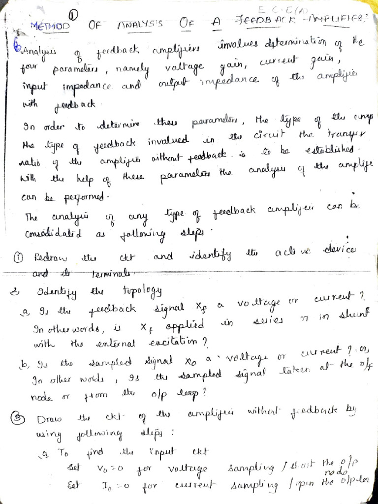 FB Circuit Based Notes | PDF