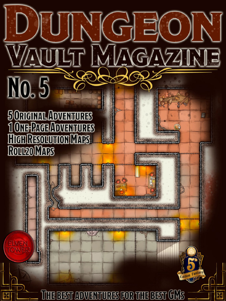 Dungeon Vault Magazine: Adventure Ideas | PDF | Copyright | License