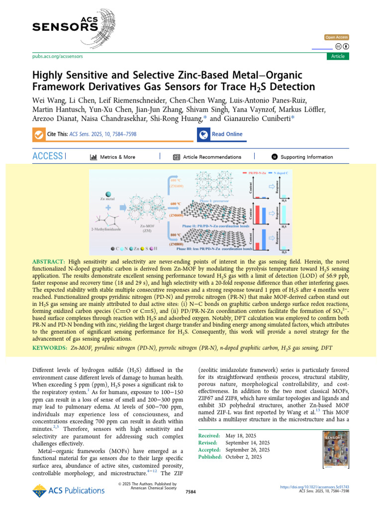 High Selective and Sensitive | PDF | X Ray Photoelectron Spectroscopy ...