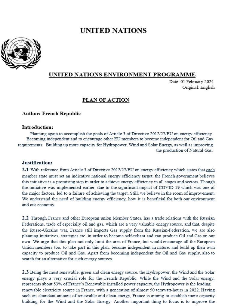 France's Energy Efficiency Action Plan | PDF | Renewable Energy ...