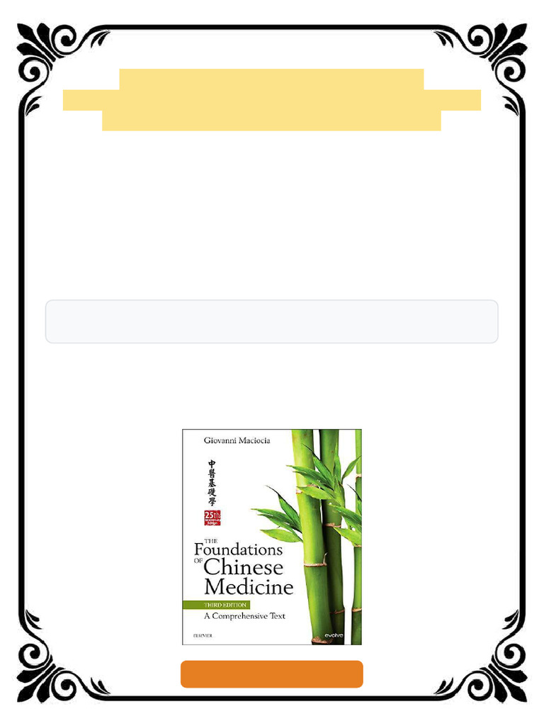 The Foundations of Chinese Medicine: A Comprehensive Text 3rd Edition ...