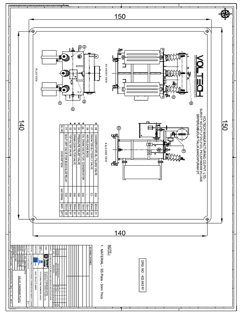 Valve Diagram Plate | PDF