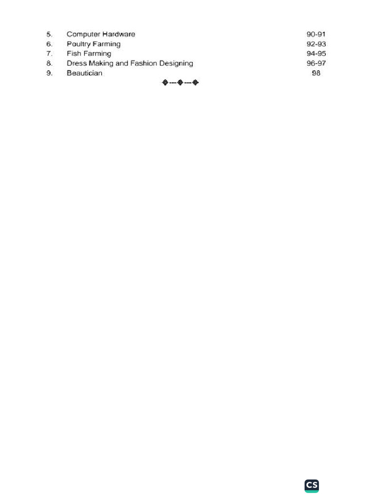 Study Scheme | PDF