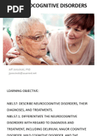 DSM-5-TR Neurocognitive Disorders Guide | PDF | Dementia | Neuroscience