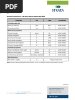 Bidim Geotextile Technical Data Sheet | PDF | Physical Sciences | Materials