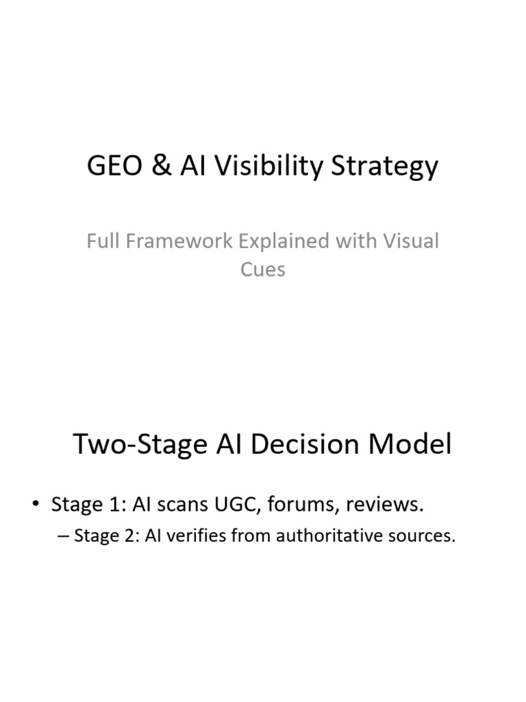 GEO Full Strategy Deck | PDF