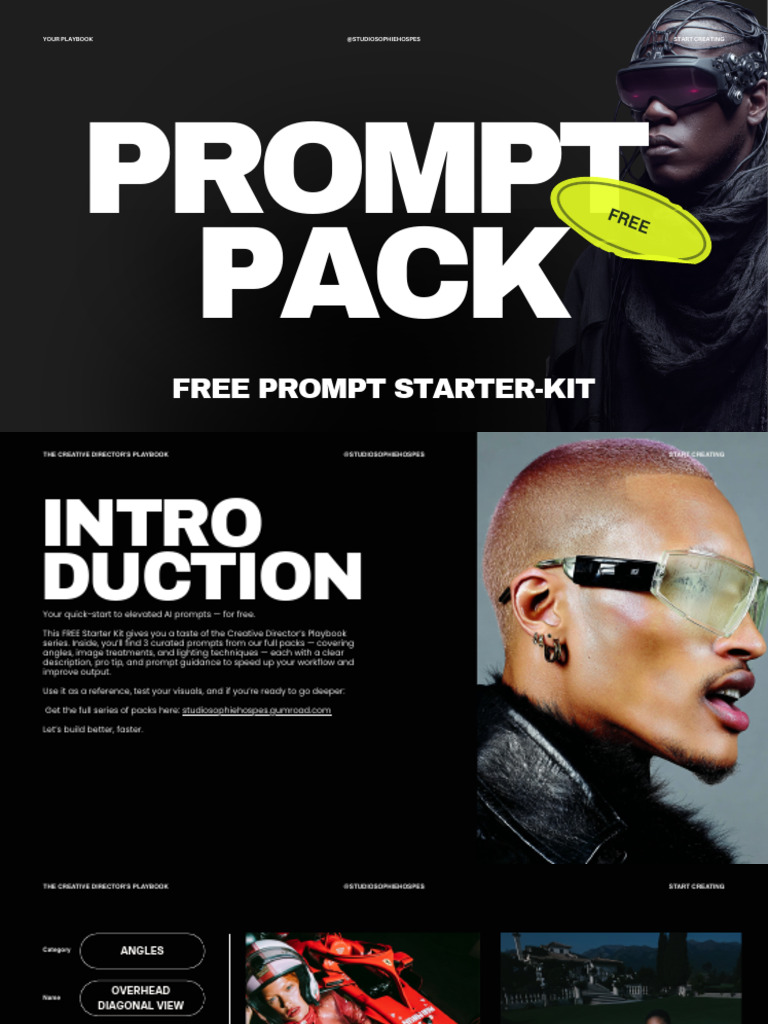 Prompt Packs - Freebie | PDF