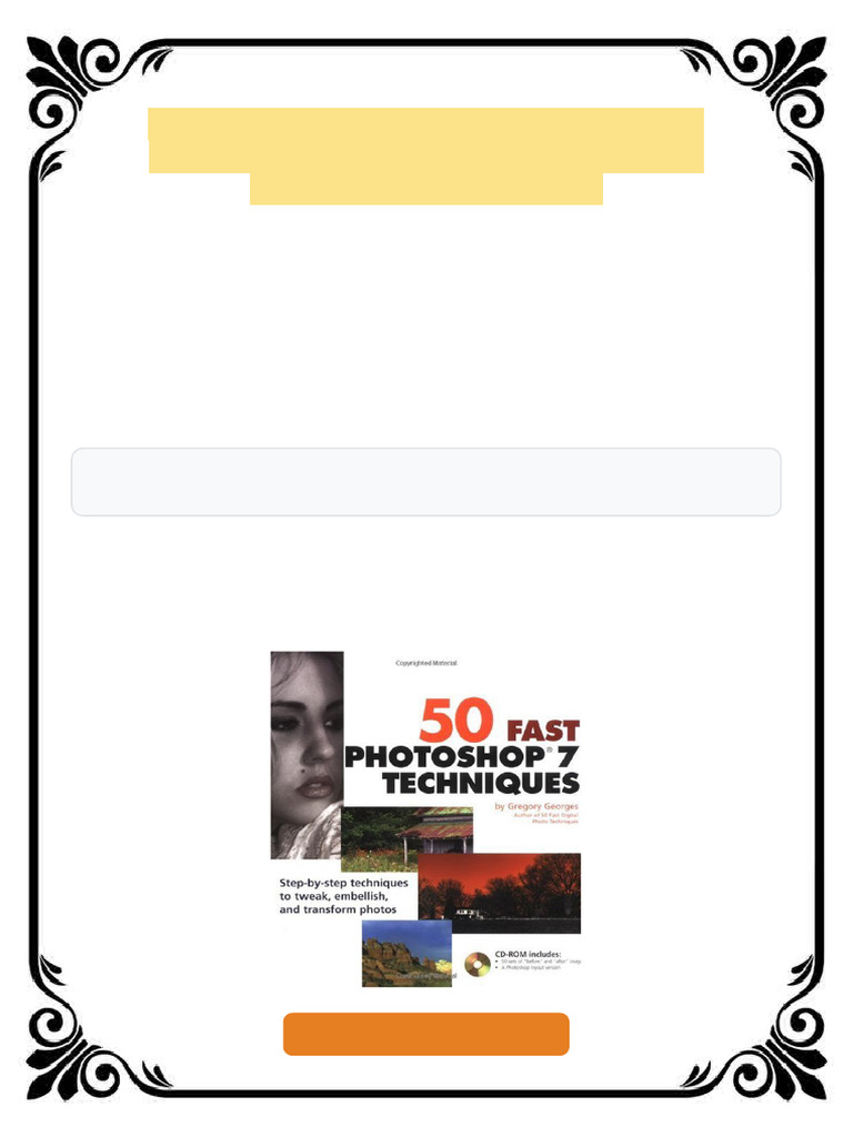 50 Fast Photoshop 7 Techniques First Edition Gregory Georges ebook ...