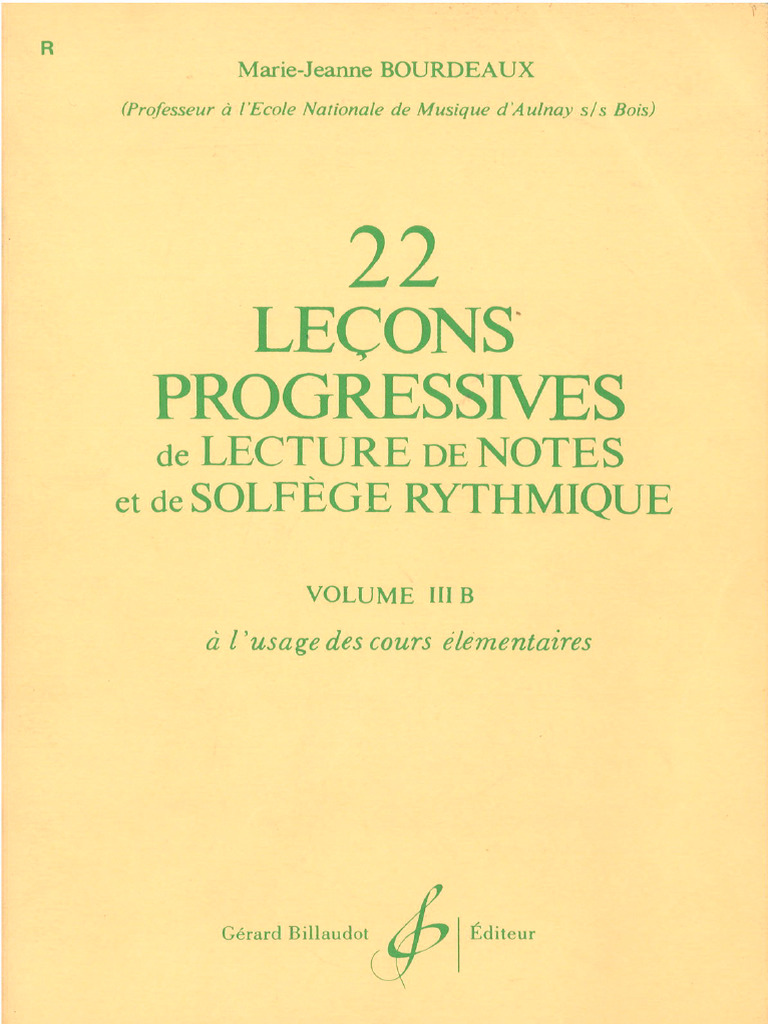 22 Lecons Progressives | PDF