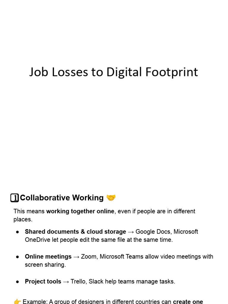 Job Losses To Digital Footprint | PDF | Cyberbullying | Internet