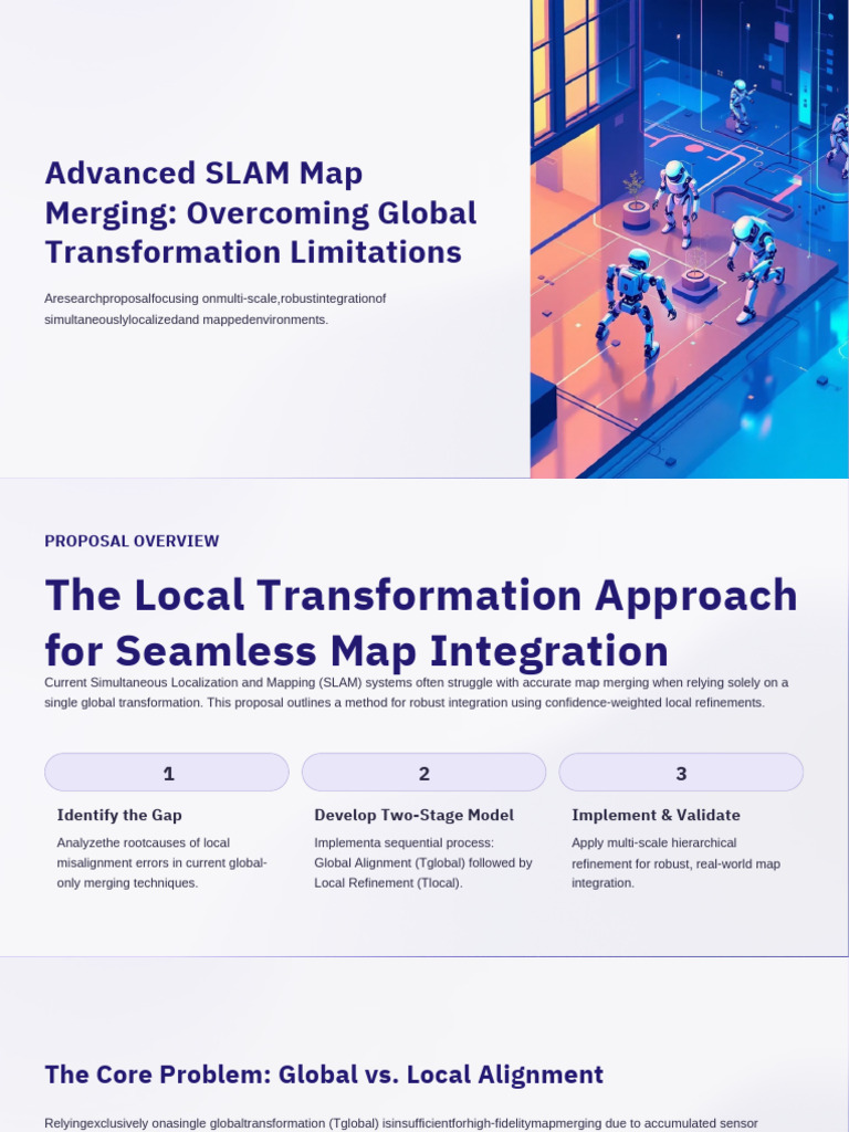 Advanced SLAM Map Merging Overcoming Global Transformation Limitations ...