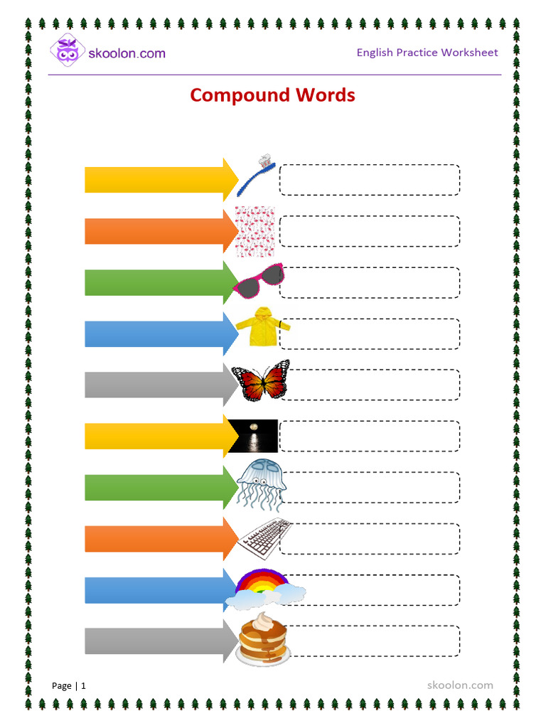 G1 English Compound Words 2 | PDF