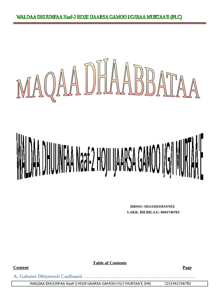 Naaf-2 BGSCAOP | PDF