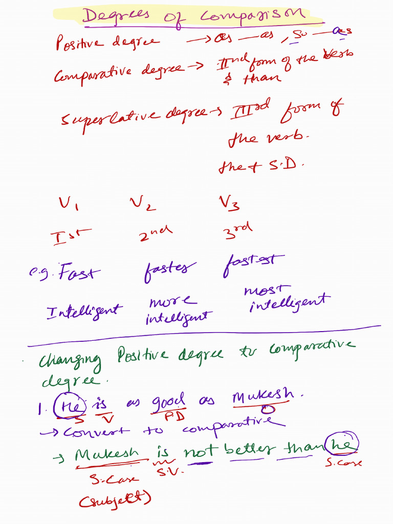 Interchange of Degrees of Compari Kai | PDF