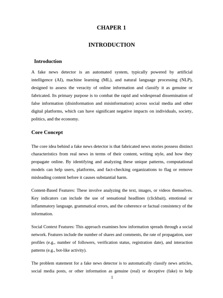 613454094-FAKE-NEWS-DETECTION-REPORTFILE New | PDF | World Wide Web ...