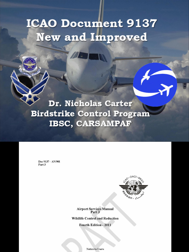 Wildlife Control - Reduction (ICAO Doc 9137) | PDF | Aviation | Zoology