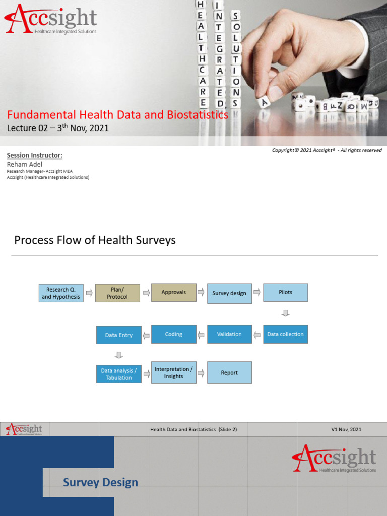 Lecture and Section 02 Fundamentals of Health Data and Biostatistics ...