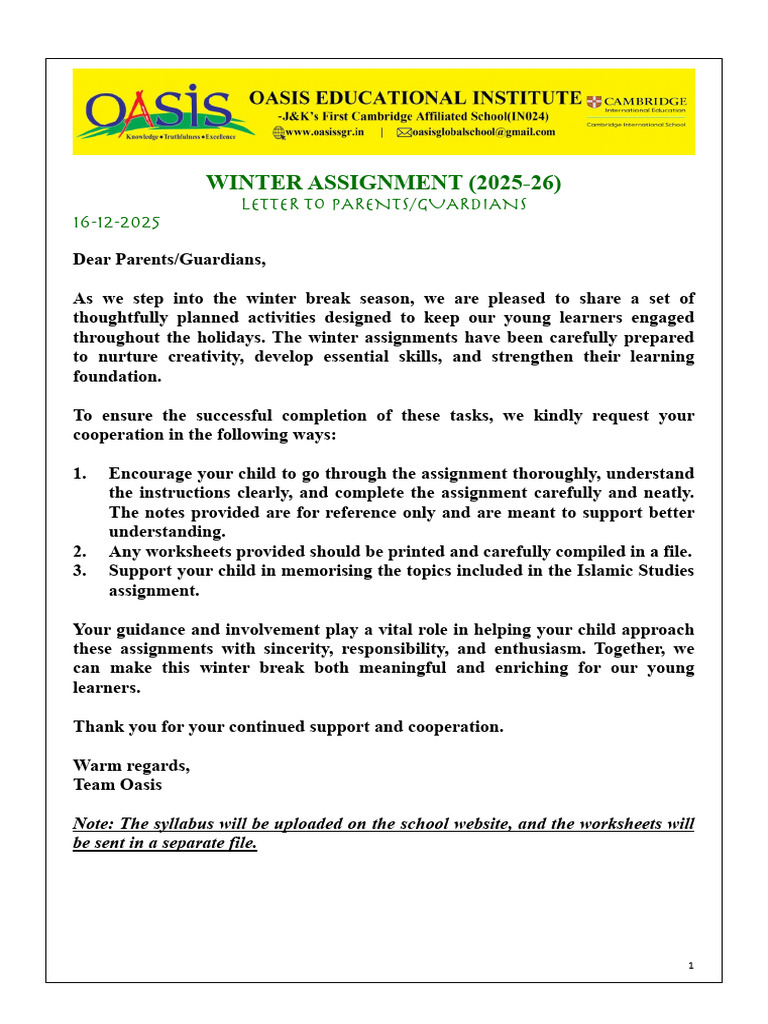 Winter Assignment-Grade7-2025-26 | PDF | Photosynthesis | Fahrenheit