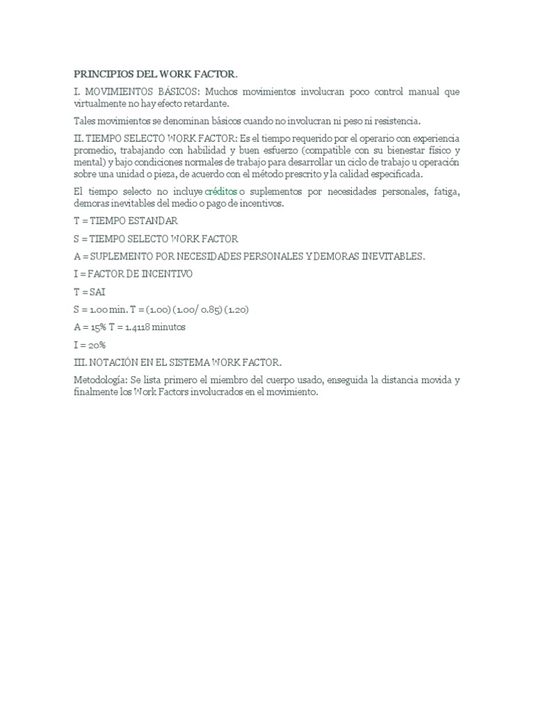 Work Factor | PDF | Tornillo | Science