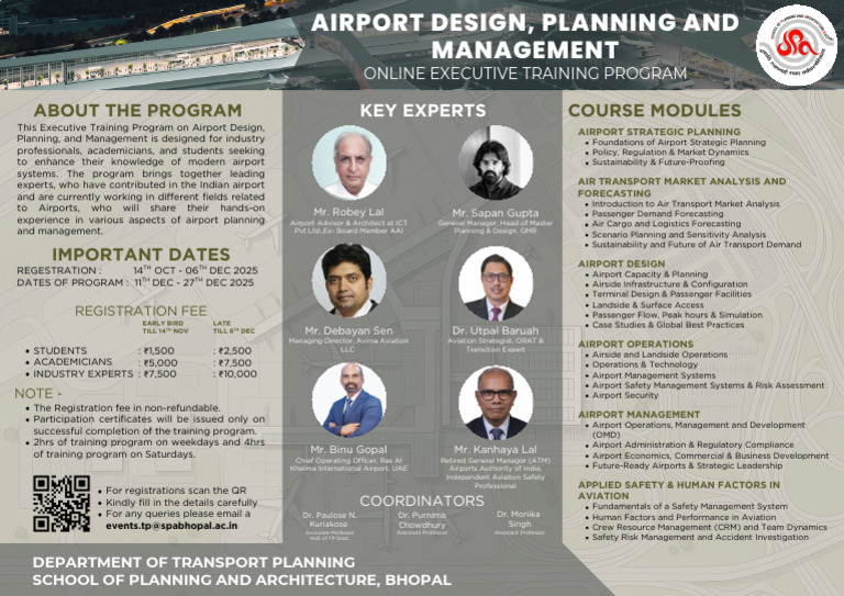 BROCHURE Airport Tranning Program 1-15-10-2025 | PDF | Airport | Transport