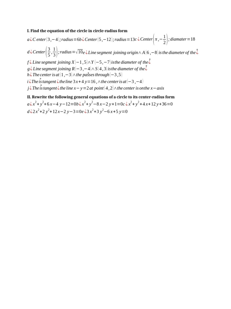 Math Circle Practice Probs | PDF